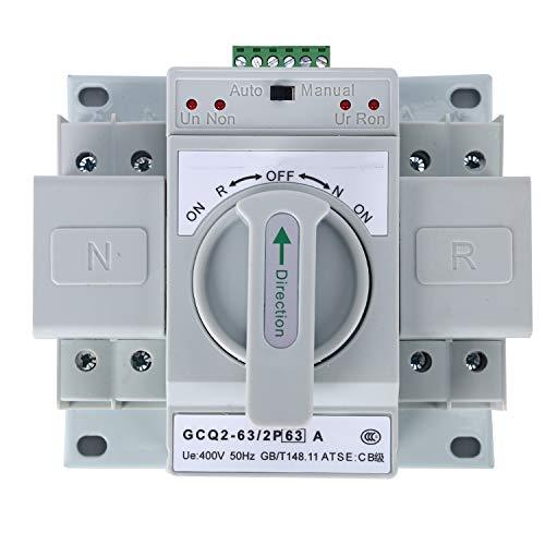 Dual Power Automatic Changeover switch ATS 63A (Use with Generator or